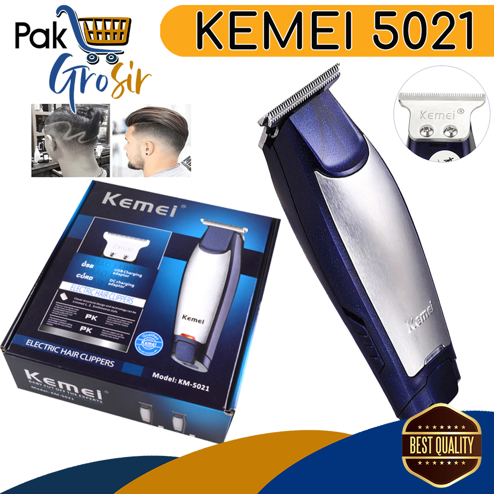 KEMEI KM 5021 ALAT MESIN CUKUR POTONG RAMBUT - WIRELESS HAIR CLIPPER ...
