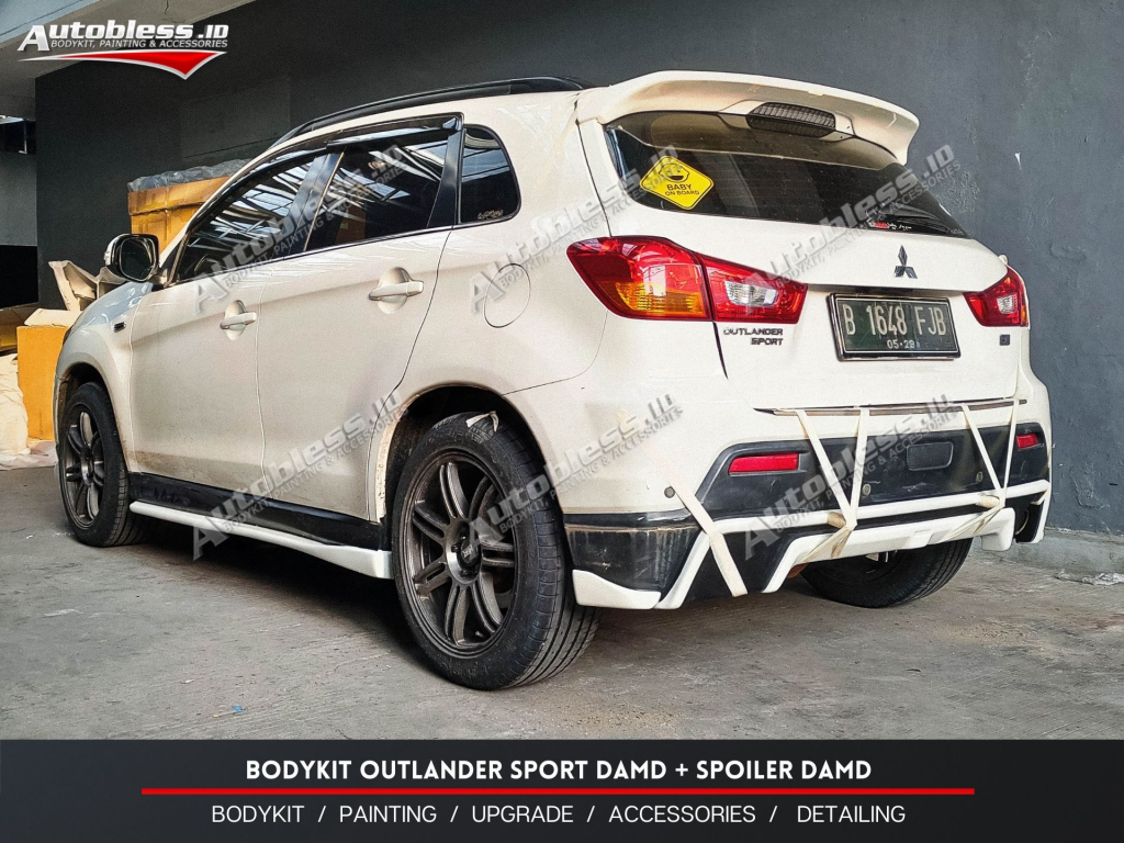 Bodykit Belakang Mitsubishi Outlander Sport DAMD - FRP | Lazada Indonesia