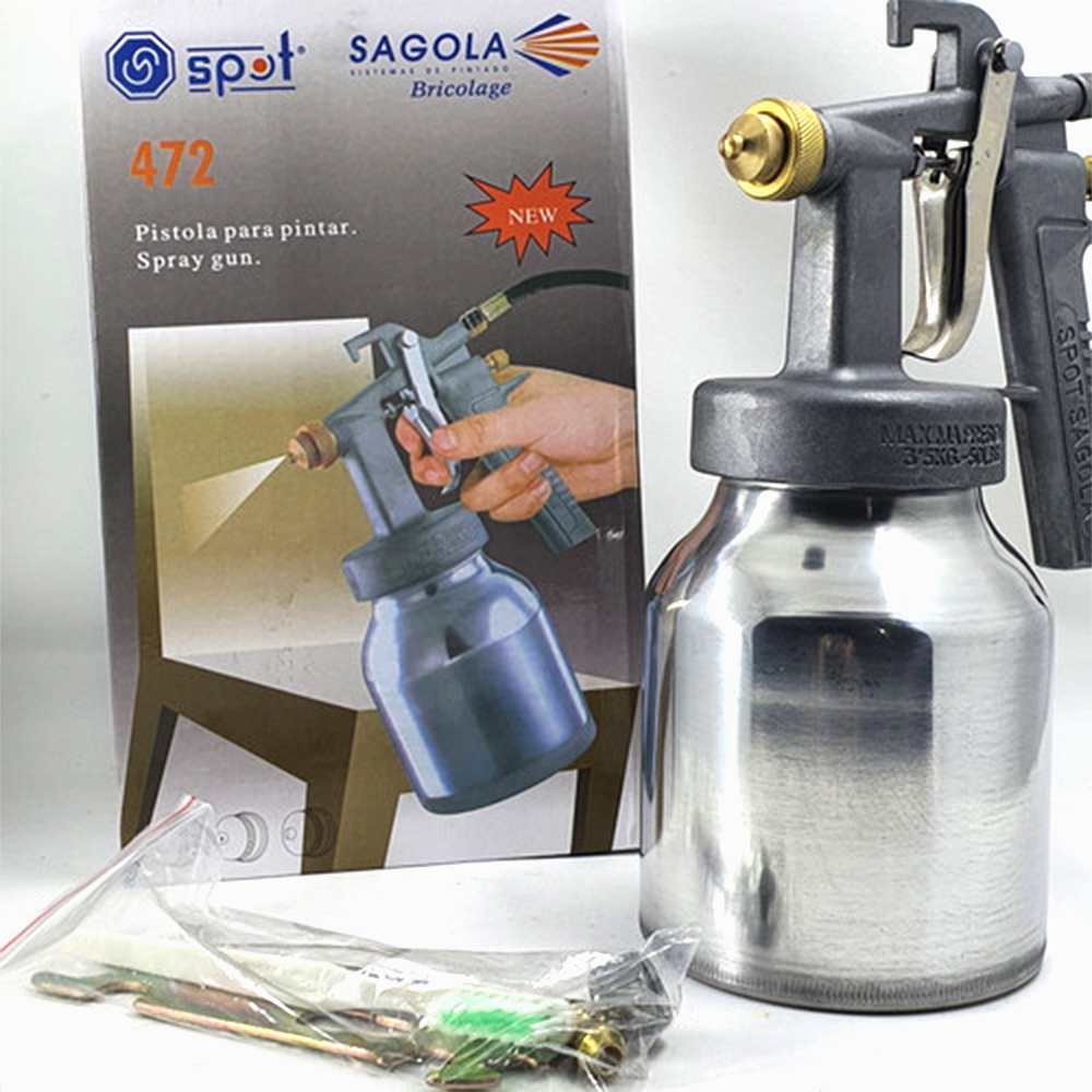SHOGUN Spray Gun F75S TABUNG BAWAH Alat Semprot Cat Angin Kompresor ...