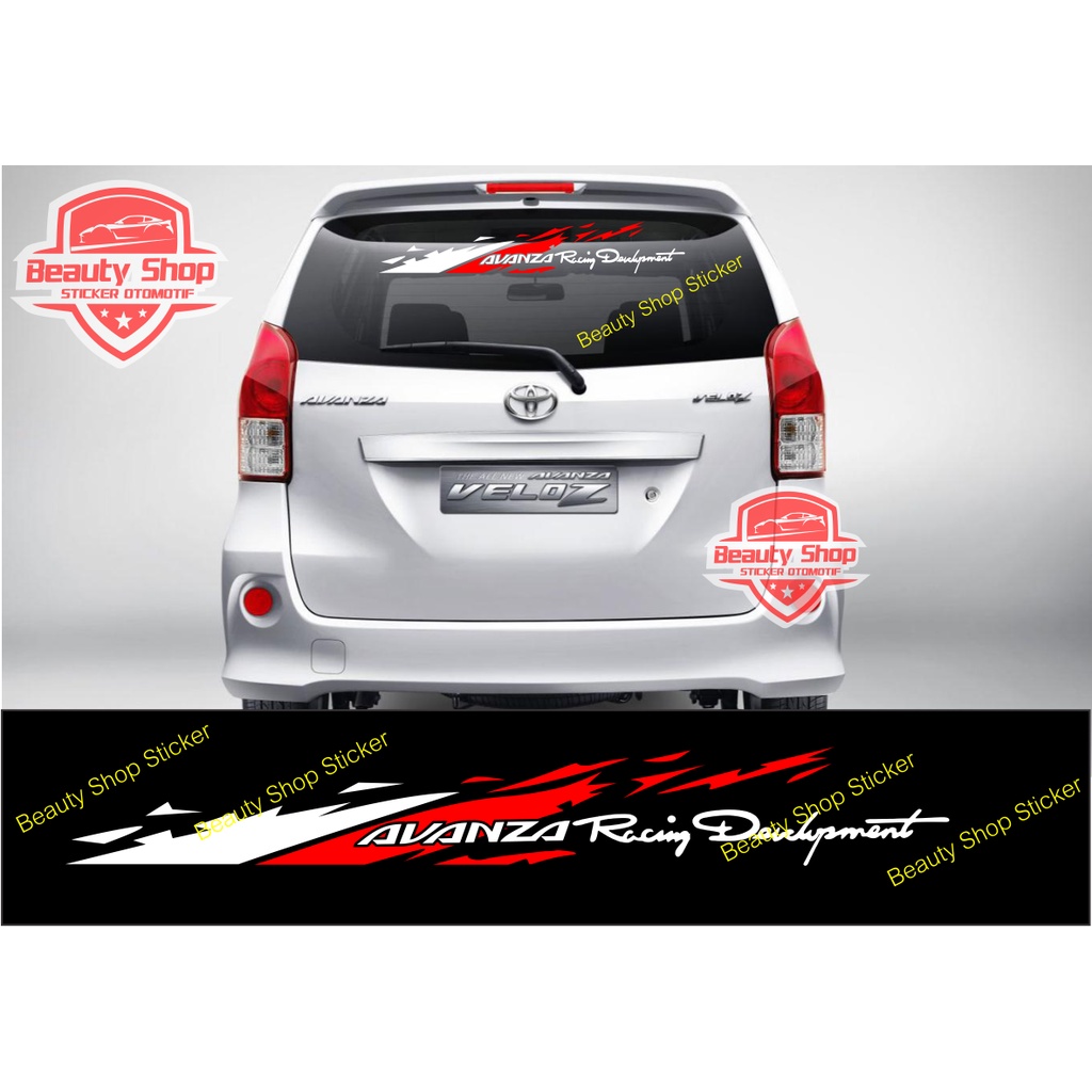 stiker avanza kaca sticker cutting mobil toyota avanza veloz kaca depan ...