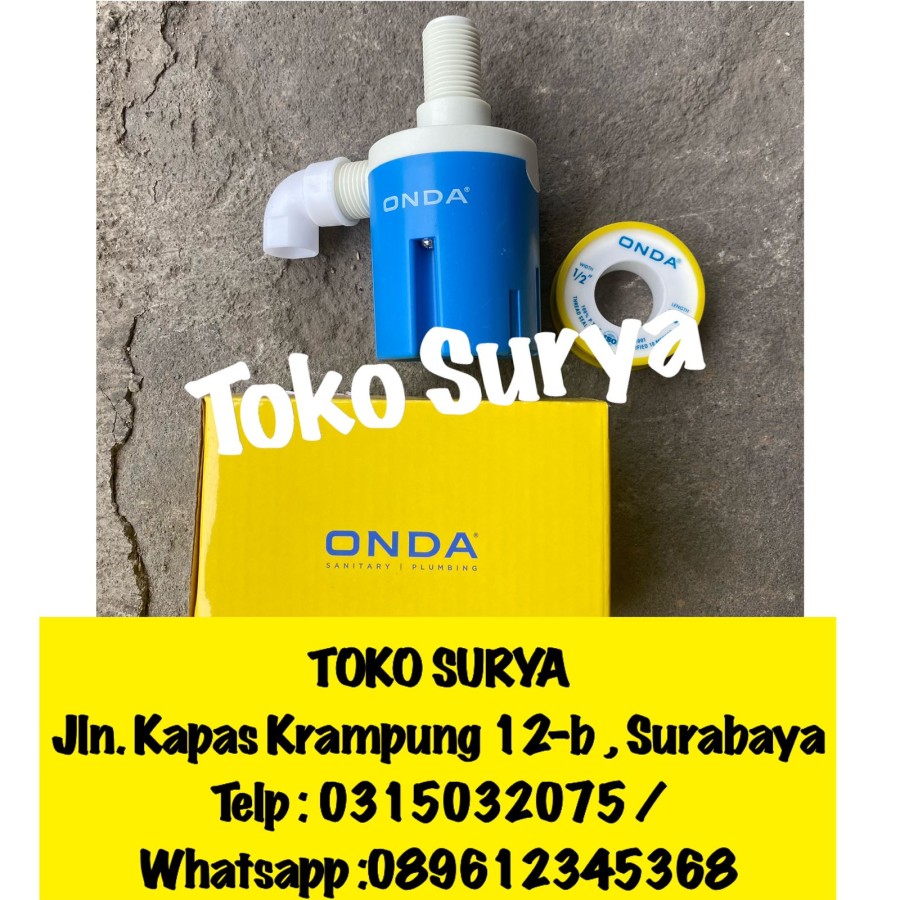 ONDA1/2vertikal- Pelampung Otomatis Tandon Toren Kran Air Tanpa Listrik ...