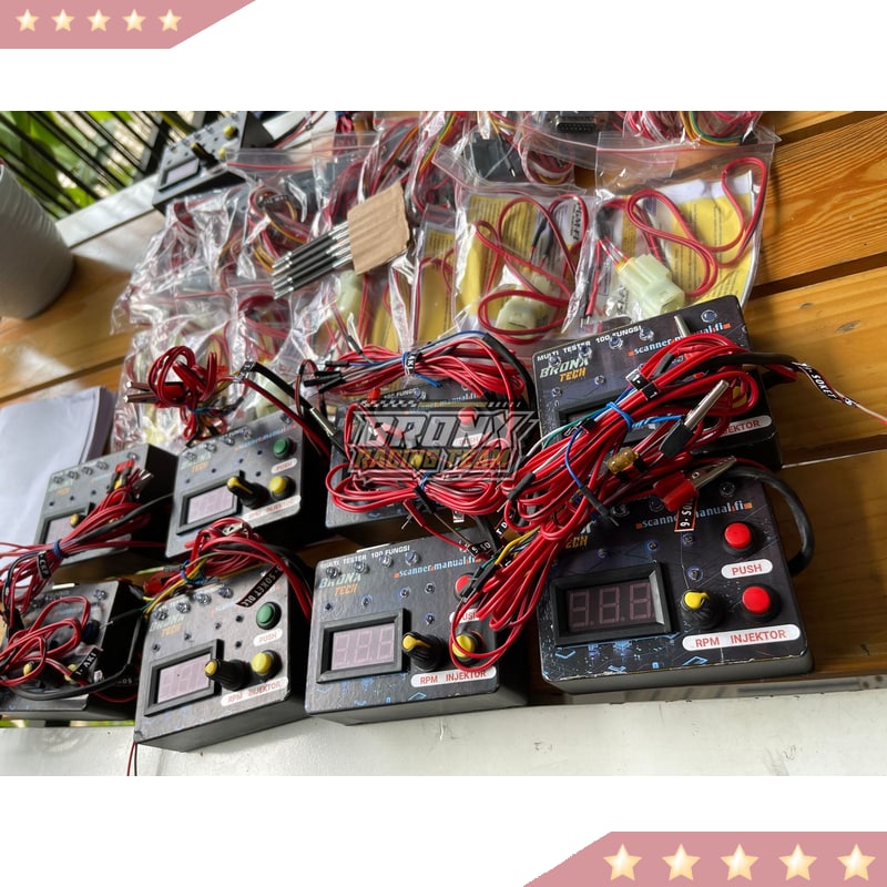 Multitester INJECTOR INJEKSI Semua motor cek sensor ckp tegangan aki IC ...