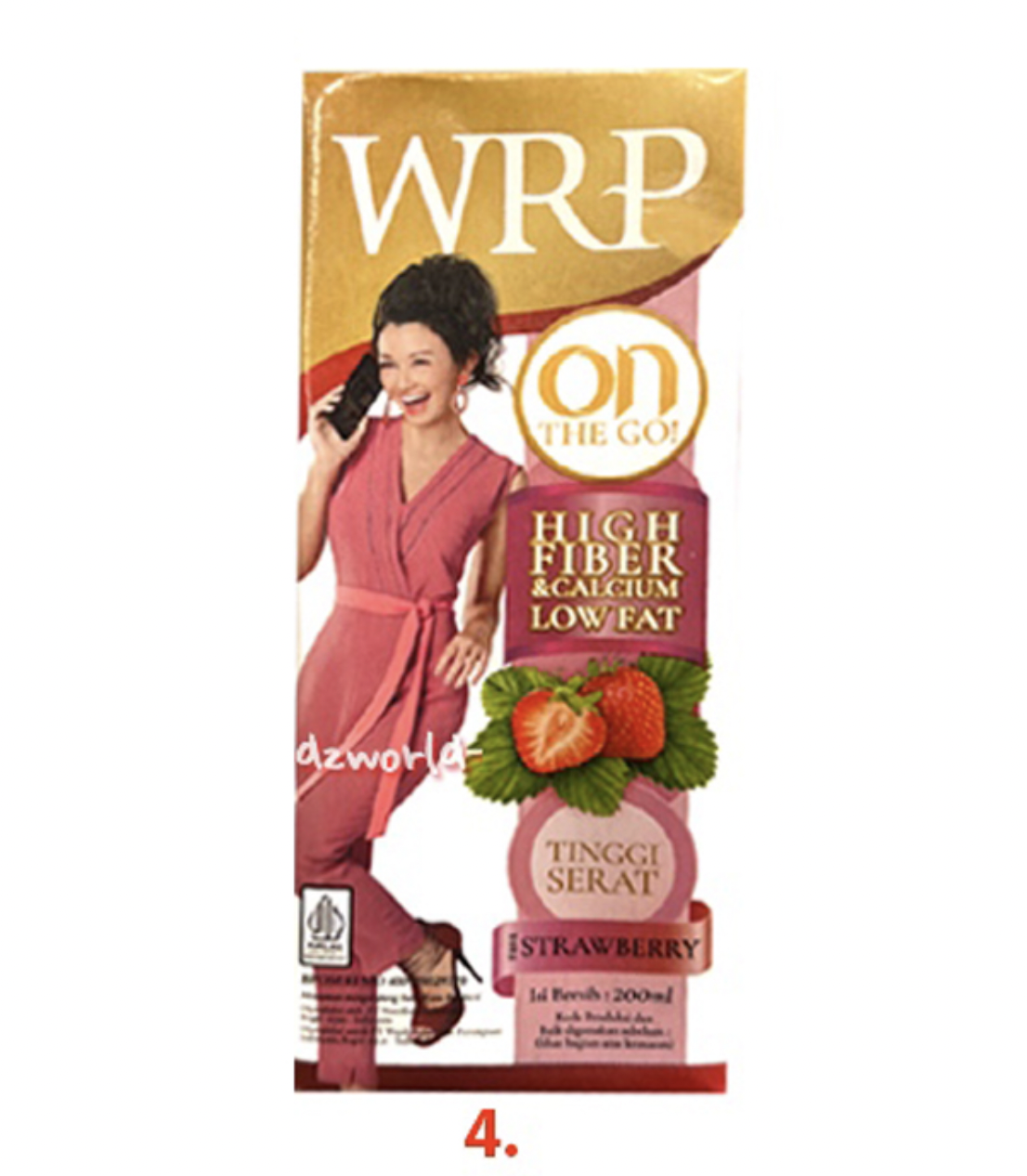 WRP On The Go 200ml Susu Cair Uht W R P Siap Minum Rasa Coklat Kopi ...