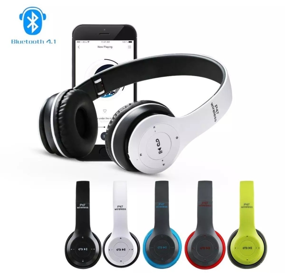 HEADSET EARPHONE P47 HANDPHONE WIRELESS BLUETOOTH | Lazada Indonesia