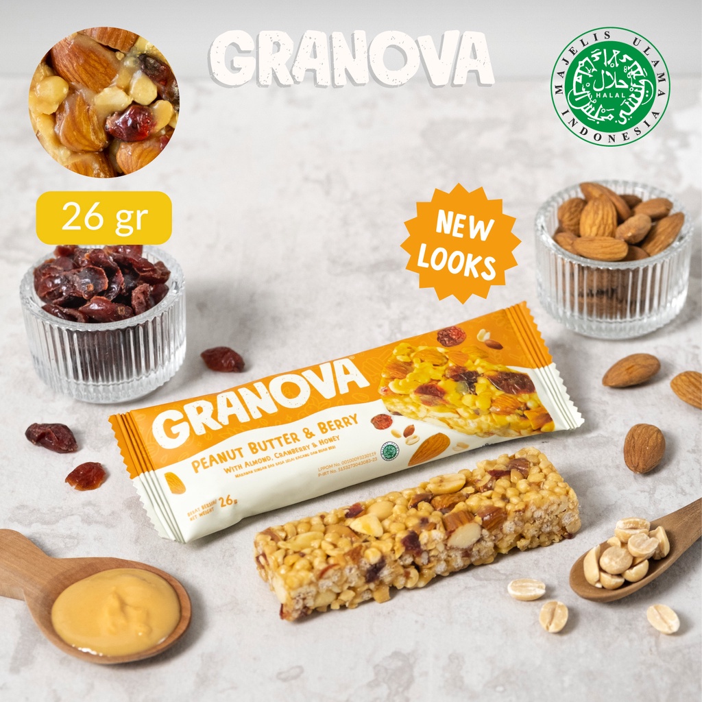 Granola Bar by Granova - Snackbar Snack Anak, Healthy Snack, Halal ...