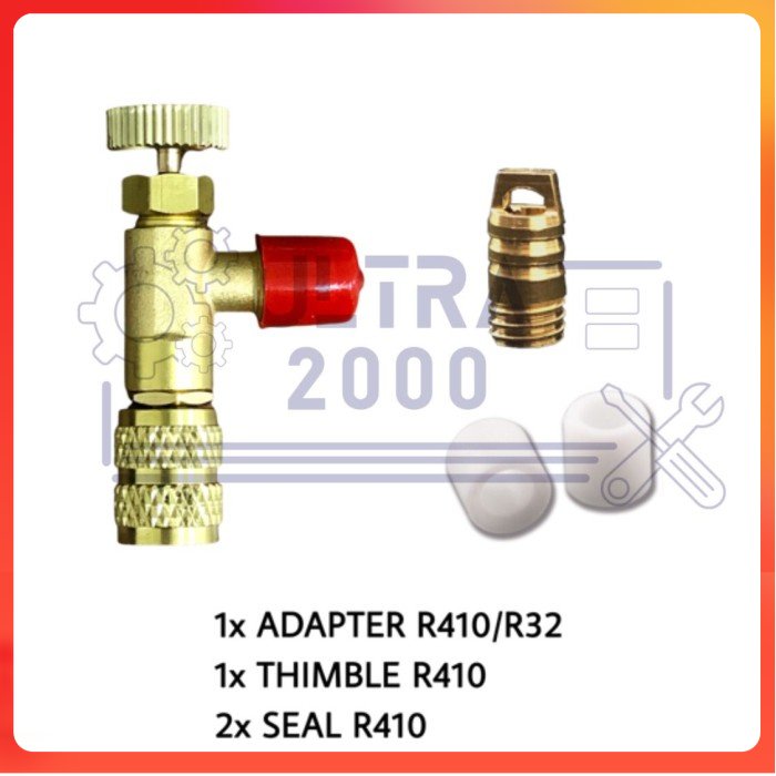 Adapter Nepel R410/R32 / Nepel Ac Mobil Angin Kompresor 1/4 / Nepel ...