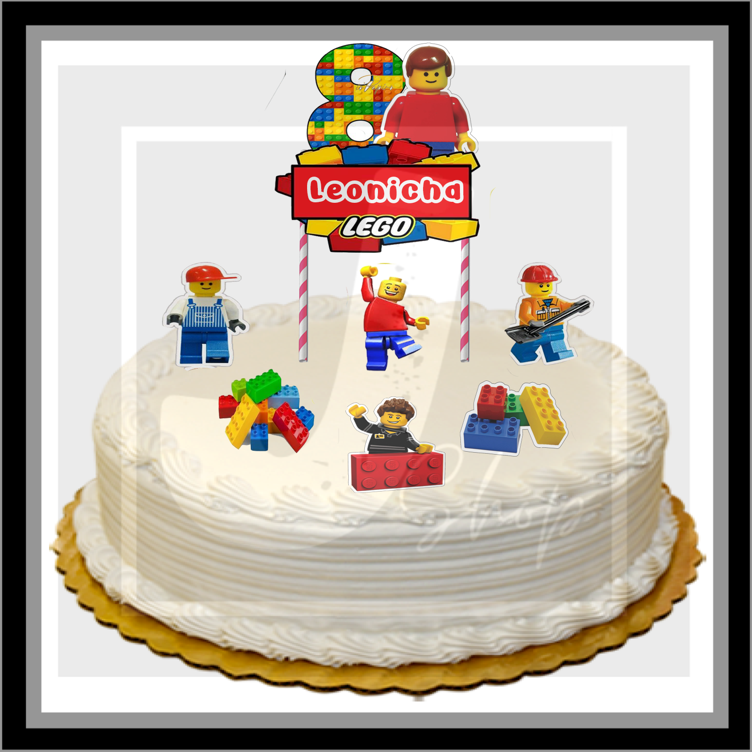 Custom Topper Lego Hiasan Kue Ulang Tahun | Lazada Indonesia