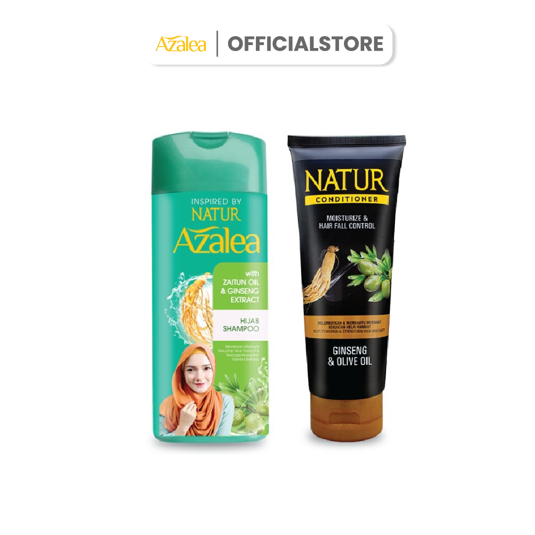 Azalea Hijab Shampoo 180 ML & Natur Conditioner 165 ml | Lazada Indonesia