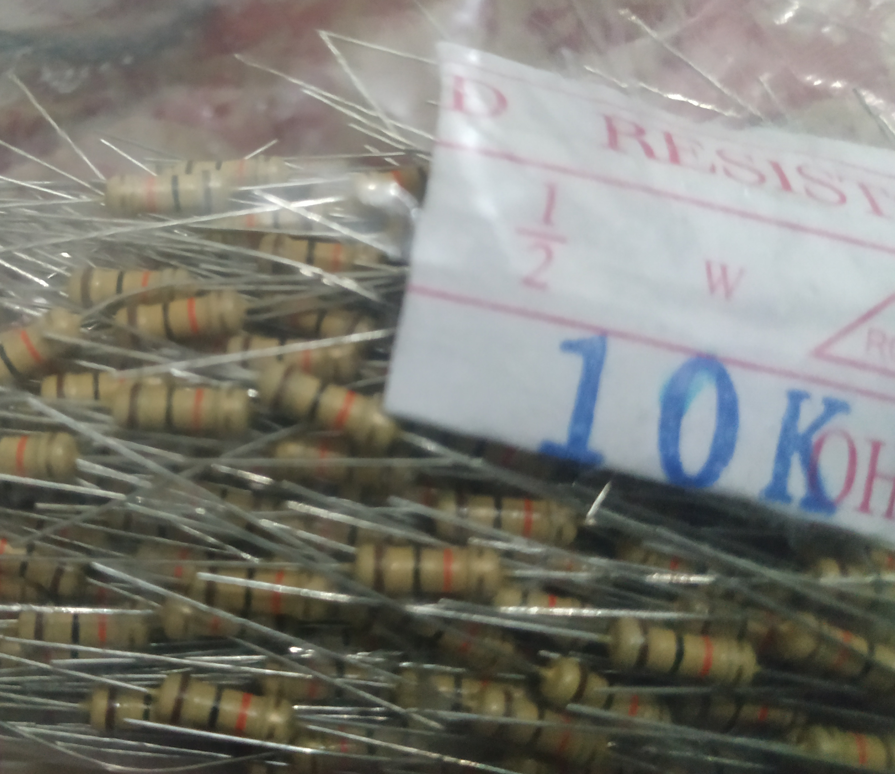 RESISTOR 1/2 WATT 10 K OHM 5% ISI 10 PCS | Lazada Indonesia