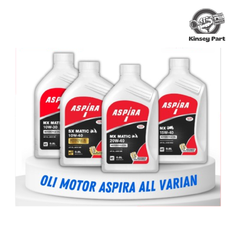 Oli Aspira 10W-30W 800ml All Type Matic Beat Vario Scoopy Mio Fino Xeon | Lazada Indonesia
