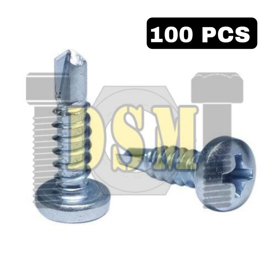 Sekrup Roofing SDS PH #8x38 / Baut Baja Ringan PAB 8x1 1/2" (4 CM ...