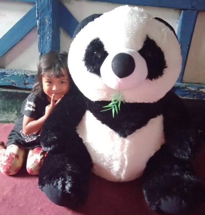 PANDA BAMBU DUDUK JUMBO UKURAN 80 CM HITAM PUTIH | Lazada Indonesia