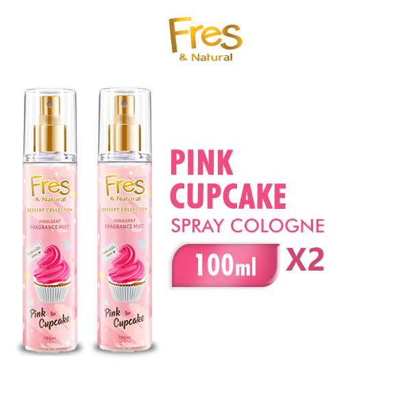 [Paket isi 2] Fres & Natural Cologne Pink Cupcake Botol 100ml | Lazada ...