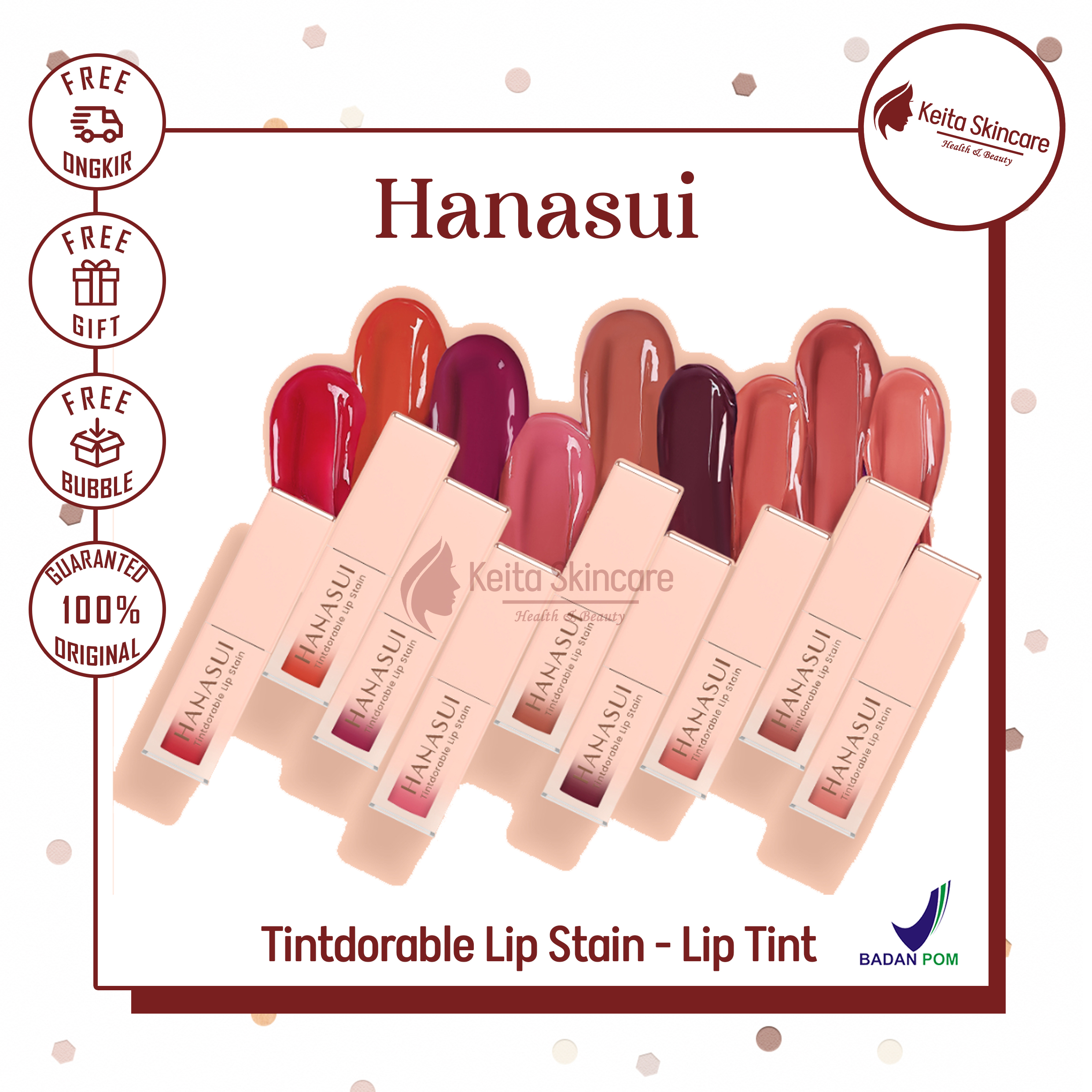 HANASUI Tintdorable Lip Stain - Lip Tint | Lazada Indonesia