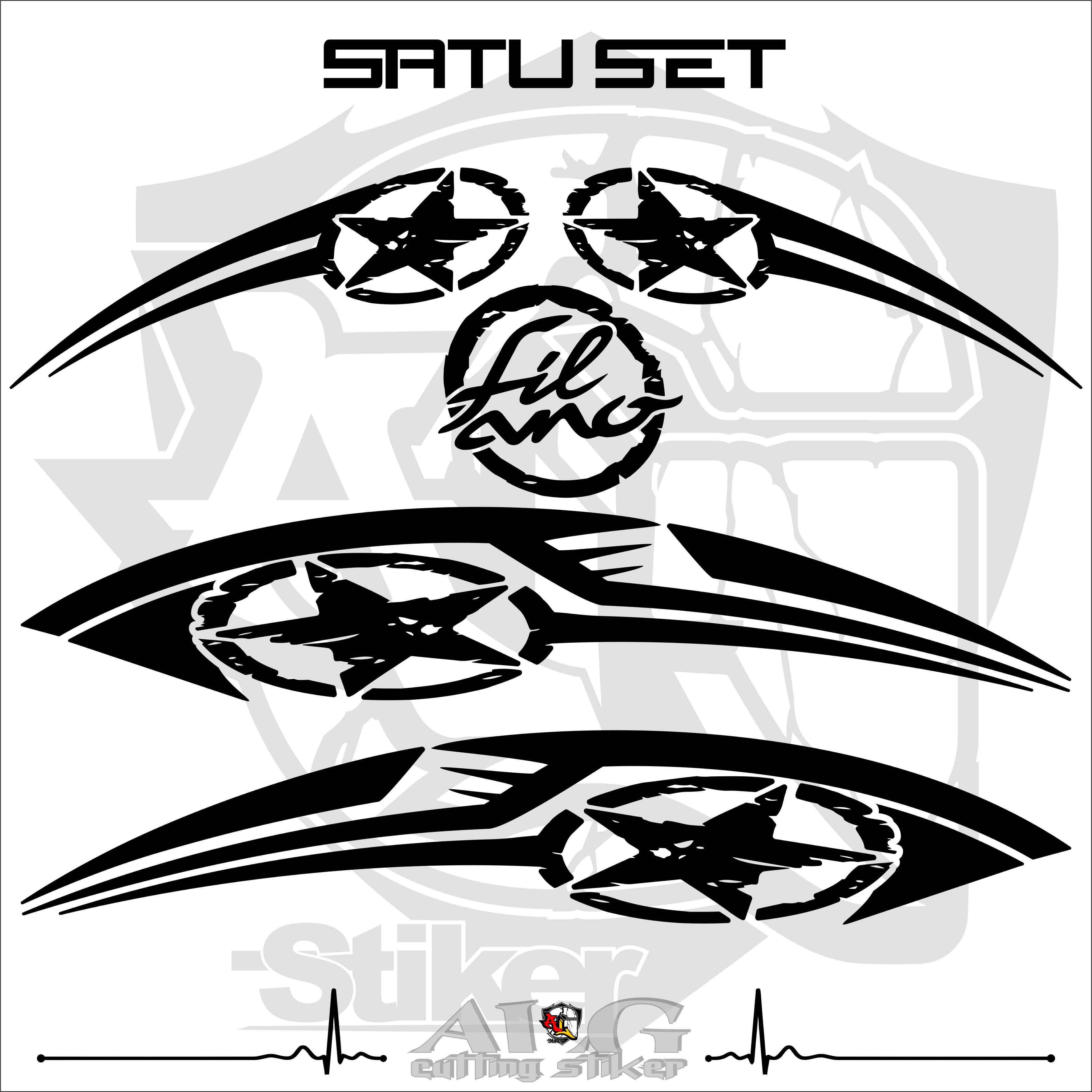 STICKER CUTTING/263 FIO/STRIPING GRAND FILANO/STIKER GRAND FILANO ...