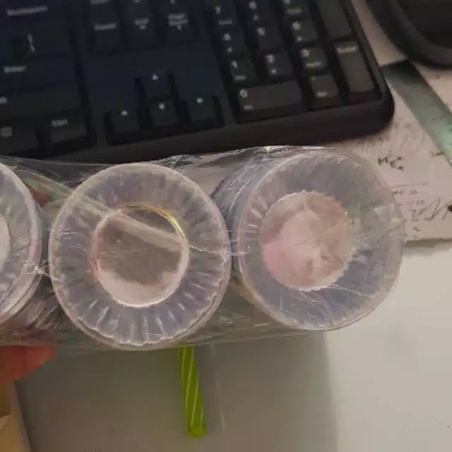 Isi 25 lembar Cup Mika Bergelombang Puding Telor Ceplok Telur (PTC ...