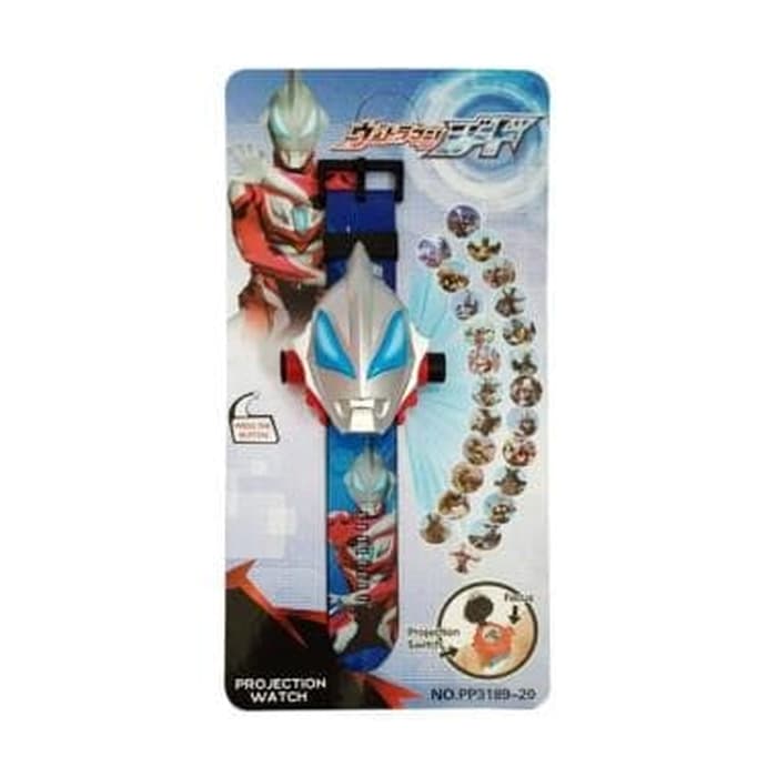 MPM SHOP Jam Tangan Anak Laki Laki Karakter Ultraman Proyektor 24 ...