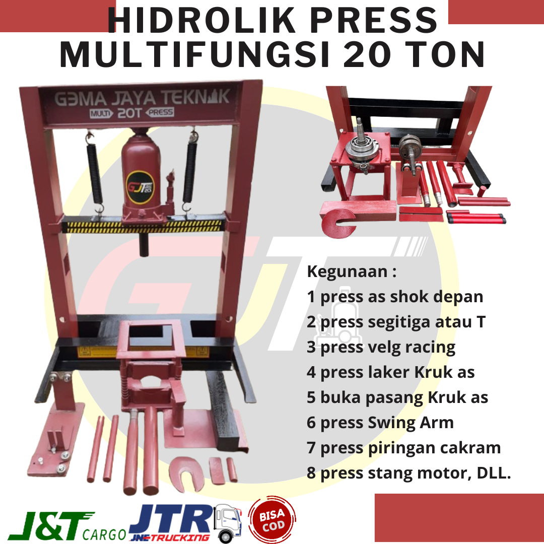 Alat press laker kruk as press as shock depan hidrolik press ...