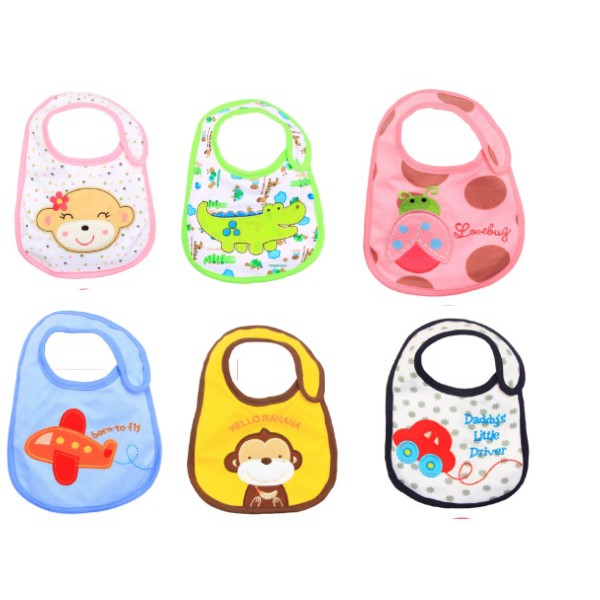 Slaber Cotton/bib/celemek kain/Slaber kain bayi | Lazada Indonesia