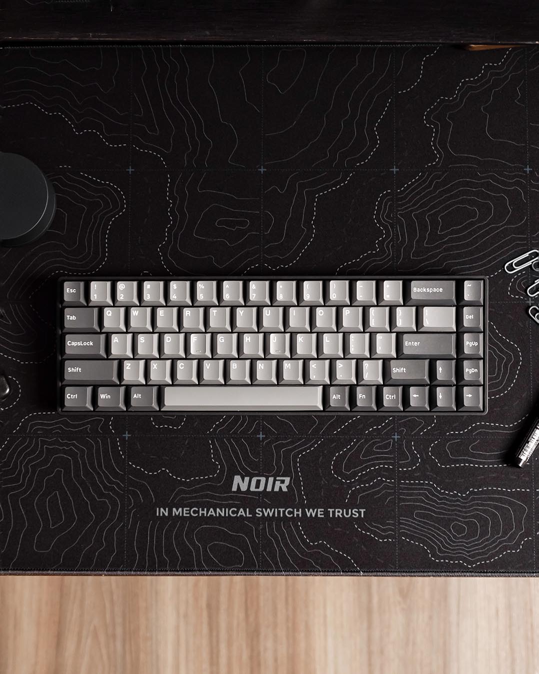 NOIR N1 Pro Grey - 65% Wireless Mechanical Keyboard | Lazada Indonesia