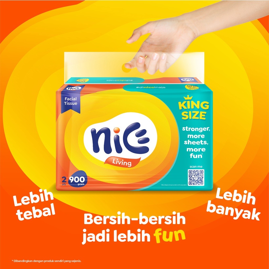 NICE Tissue 2 Ply 900 gram / 1000 gram / Tisu Nice Facial Tissue ...