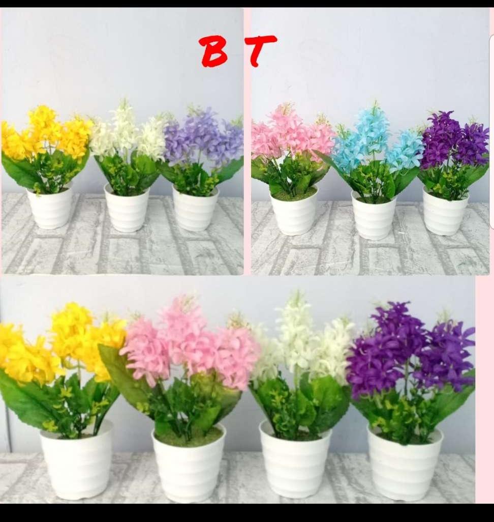 BUNGA LAVENDER POT ULIR HIASAN DEKORASI BUNGA PALSU ARTIFISIAL | Lazada ...