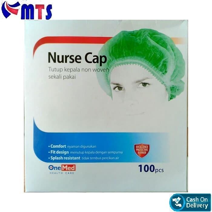 COD - Nurse Cap PINK Topi Perawat Penutup Kepala Onemed Buat Gojeg box ...