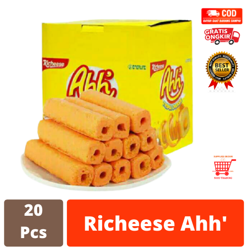 Richeese Ahh Nabati [ 6 Gram / 20 Pcs / 1Box ( 500 / Pcs ) ] - 1 Box ...