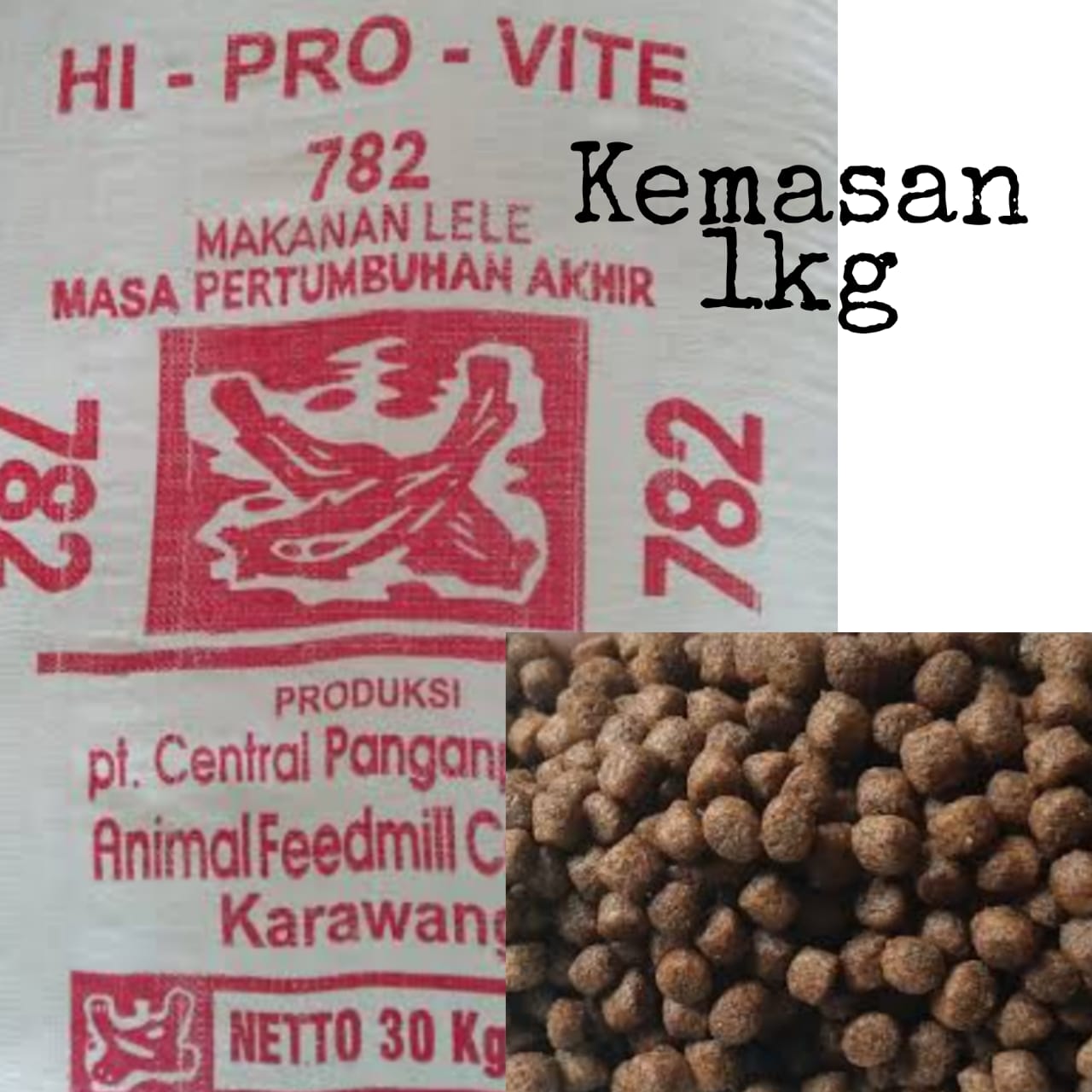 pelet Hi Pro Vite 782 kemasan repack 1kg | Lazada Indonesia