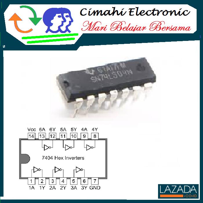 74HC04 NOT Gate IC IC 7404 | Lazada Indonesia