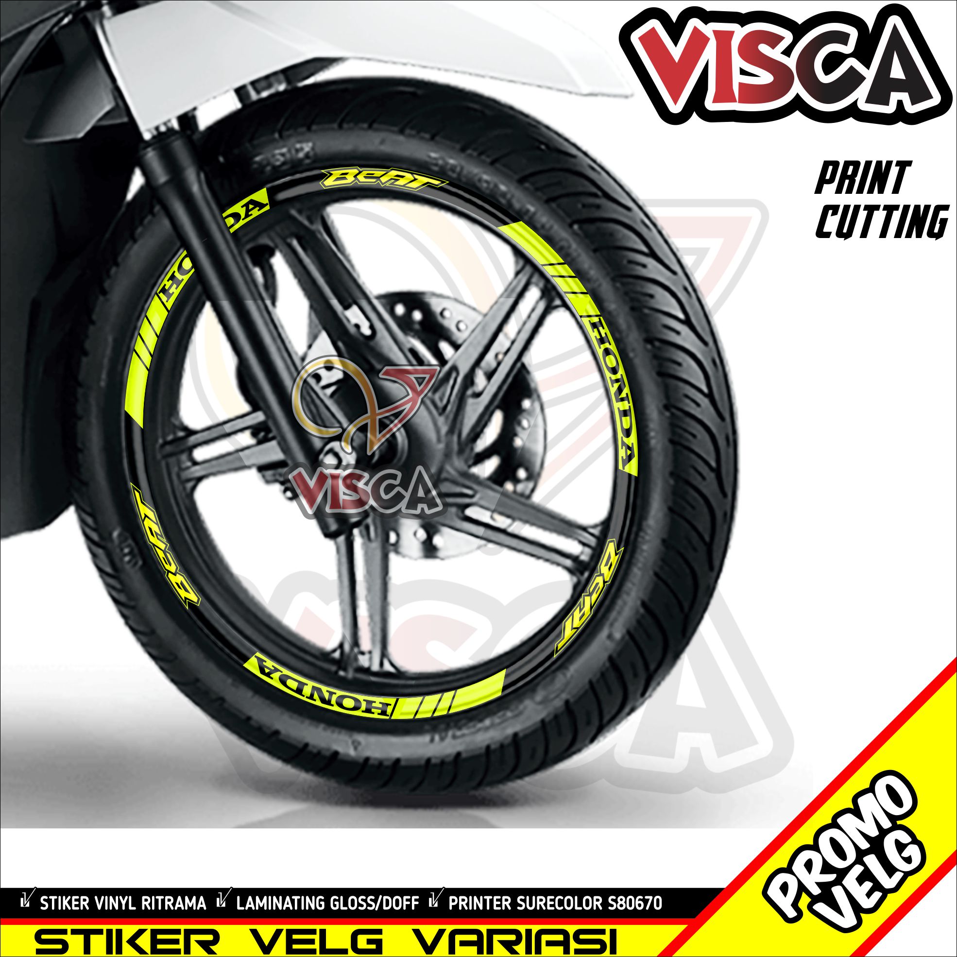 Stiker Velg List Velg Motor Stiker Velg Beat 0002 | Lazada Indonesia
