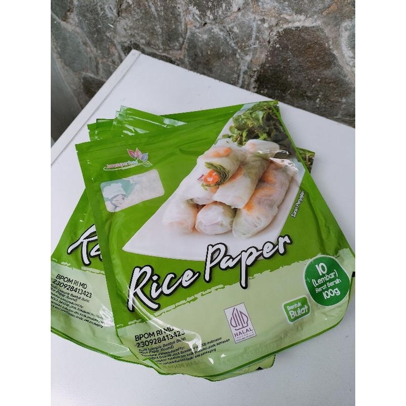Java Super Food Rice Paper 10 Lembar Kulit Lumpia Beras Halal | Lazada ...