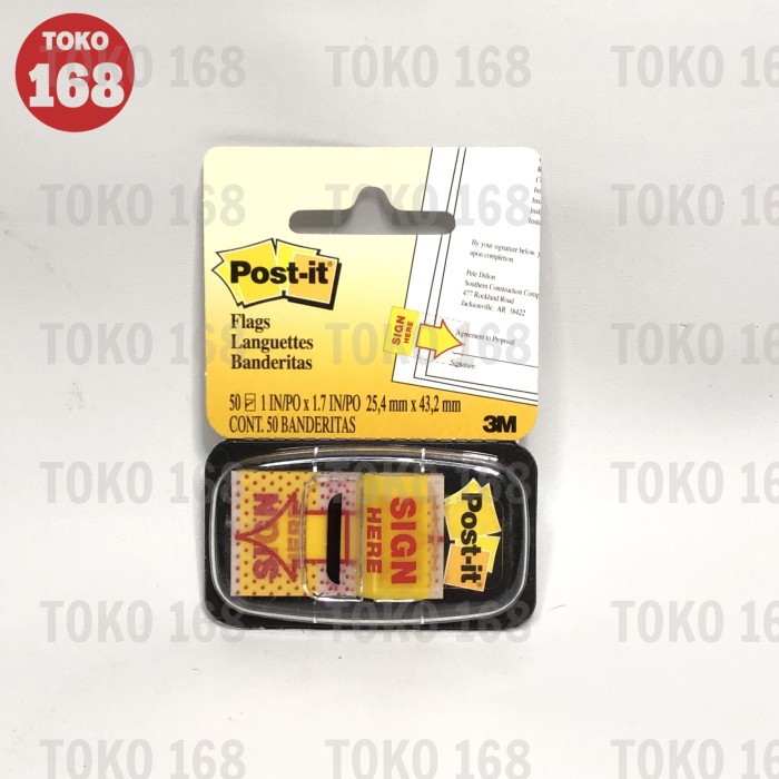 3M Post it Sign Here/ Memo / Tanda Tangan (PAD) | Lazada Indonesia