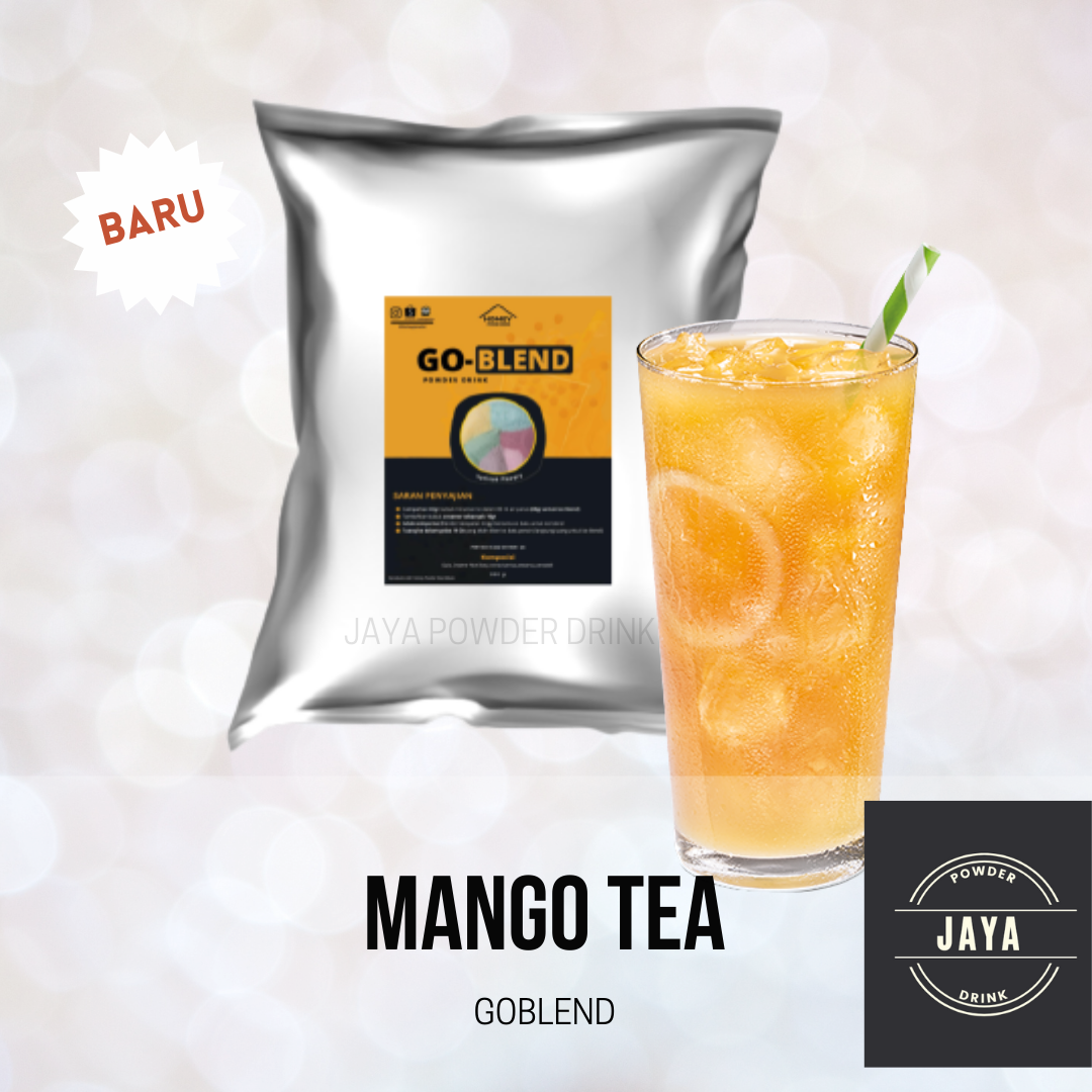 Bubuk Minuman MANGO TEA 1Kg / Bubuk minuman rasa MANGO TEA 1Kg / Serbuk ...