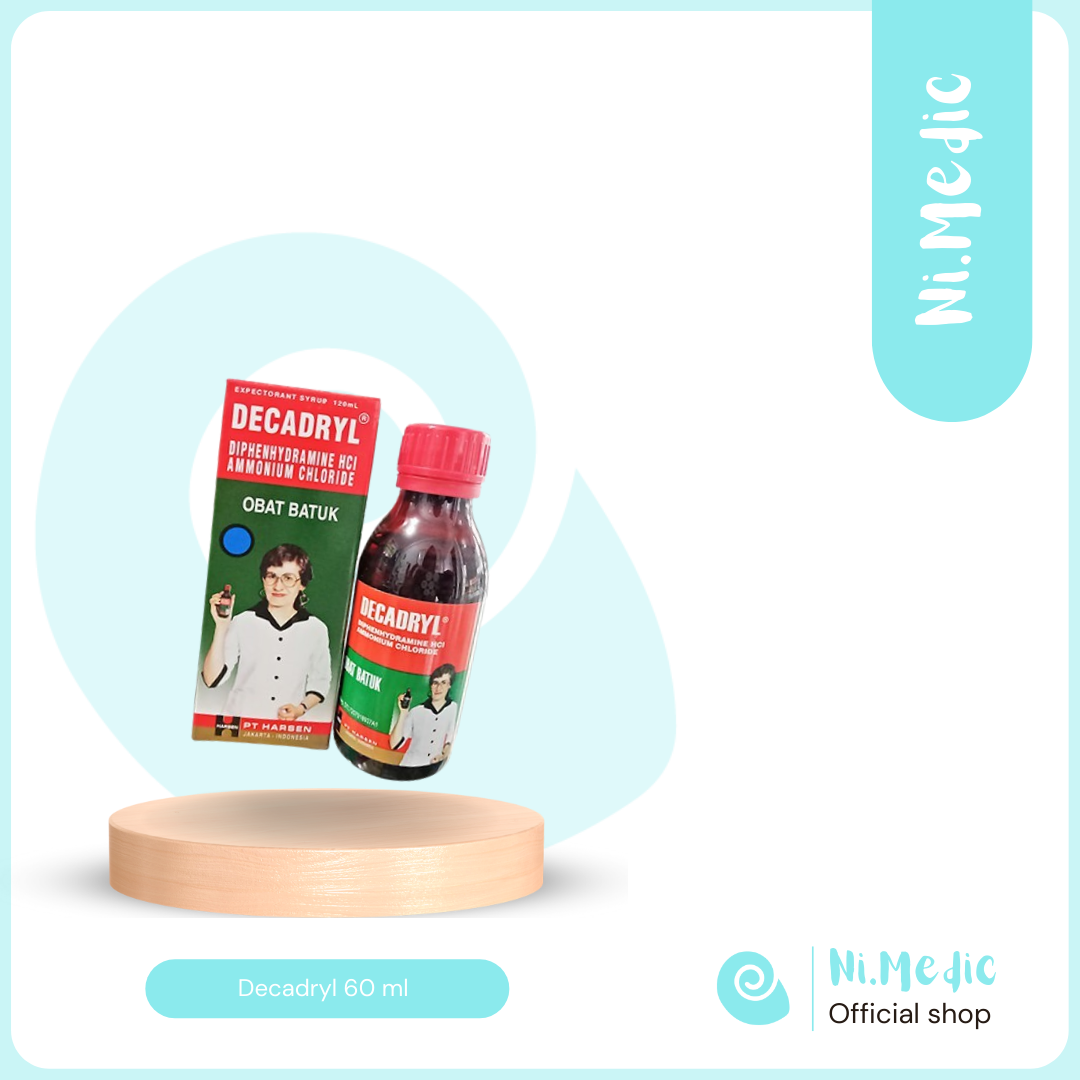 DECADRYL SIRUP 60 ML | Nimedic | Obat Batuk Berdahak Dewasa | Lazada ...