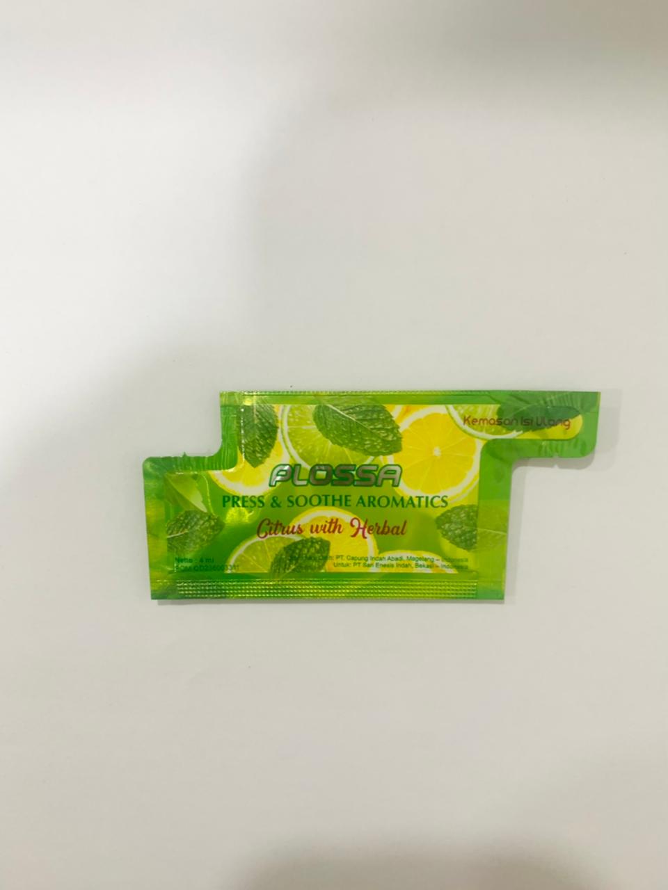 PLOSSA REFILL SATUAN | CITRUS DAN PANASIN 4ML | INHEALER | Lazada Indonesia