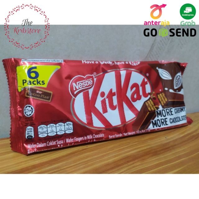 NESTLE Kitkat Multipack 2F isi 6pcs Cokelat Kit Kat + Free Bubble Warp ...