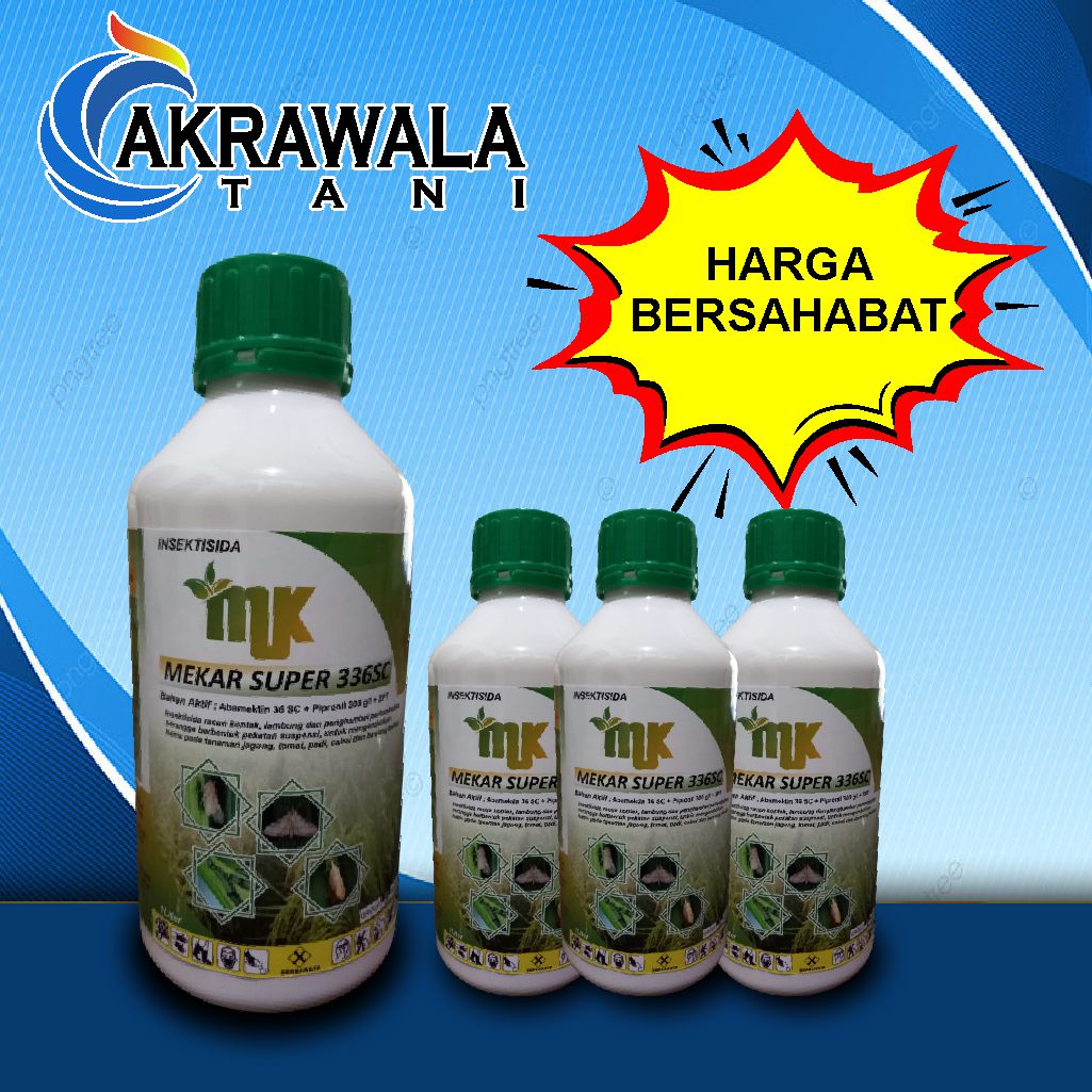INSEKTISIDA Mekar Super 336SC Bahan Aktif ABAMECTIN 36SC PIPRONIL 300g ...