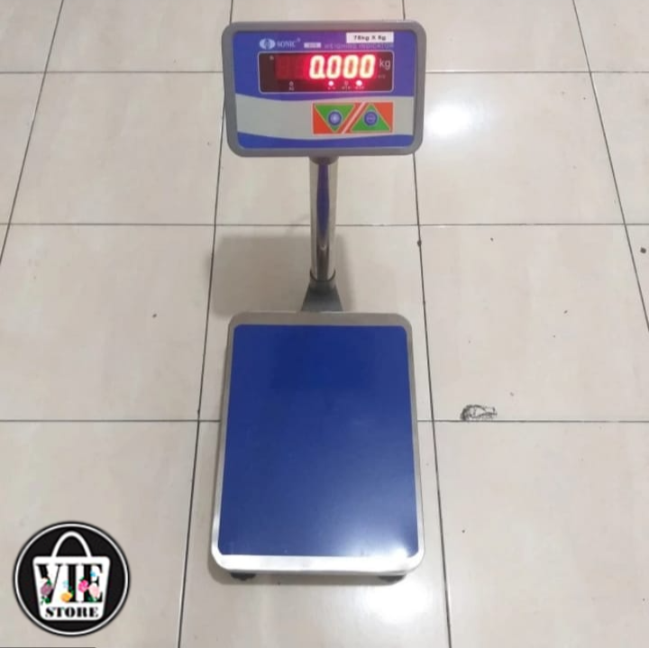 Timbangan Duduk Bench Scale SONIC A1-5 uk 30x40 cm cap 50KG/Timbangan ...