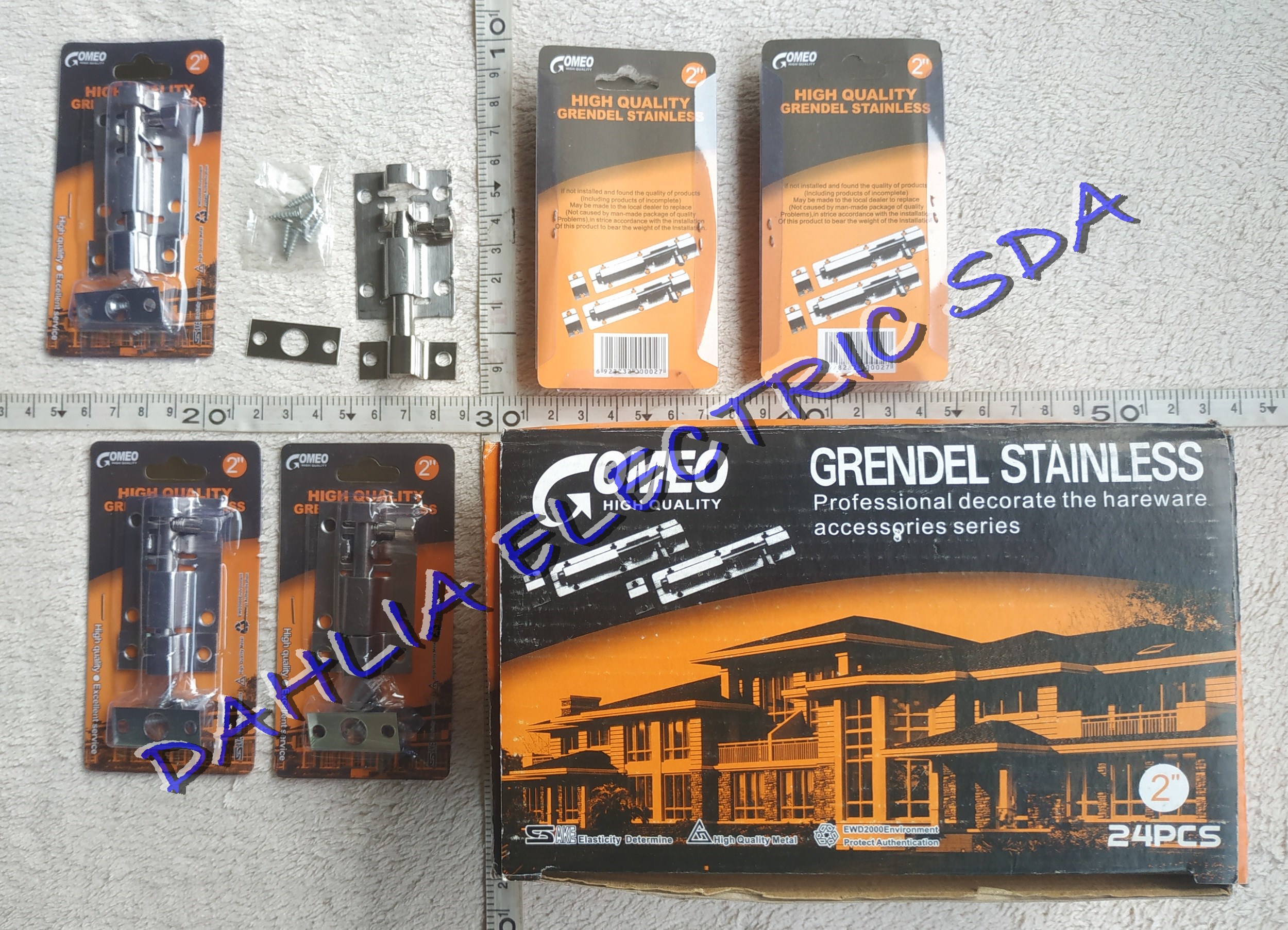 GRENDEL STAINLESS 2 INCH GOMEO | Lazada Indonesia