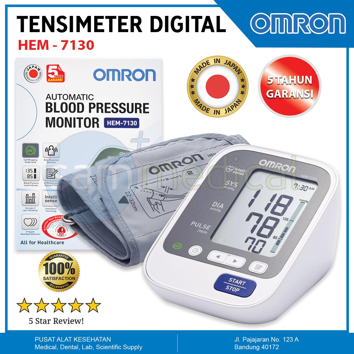 OMRON HEM 7130 Tensimeter Digital atau Tekanan Darah GARANSI | Lazada Indonesia