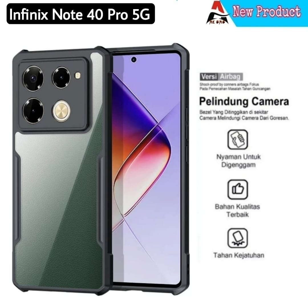 Casing Infinix Note 40 Pro 5G Softcase Shockproff Camera Protection ...