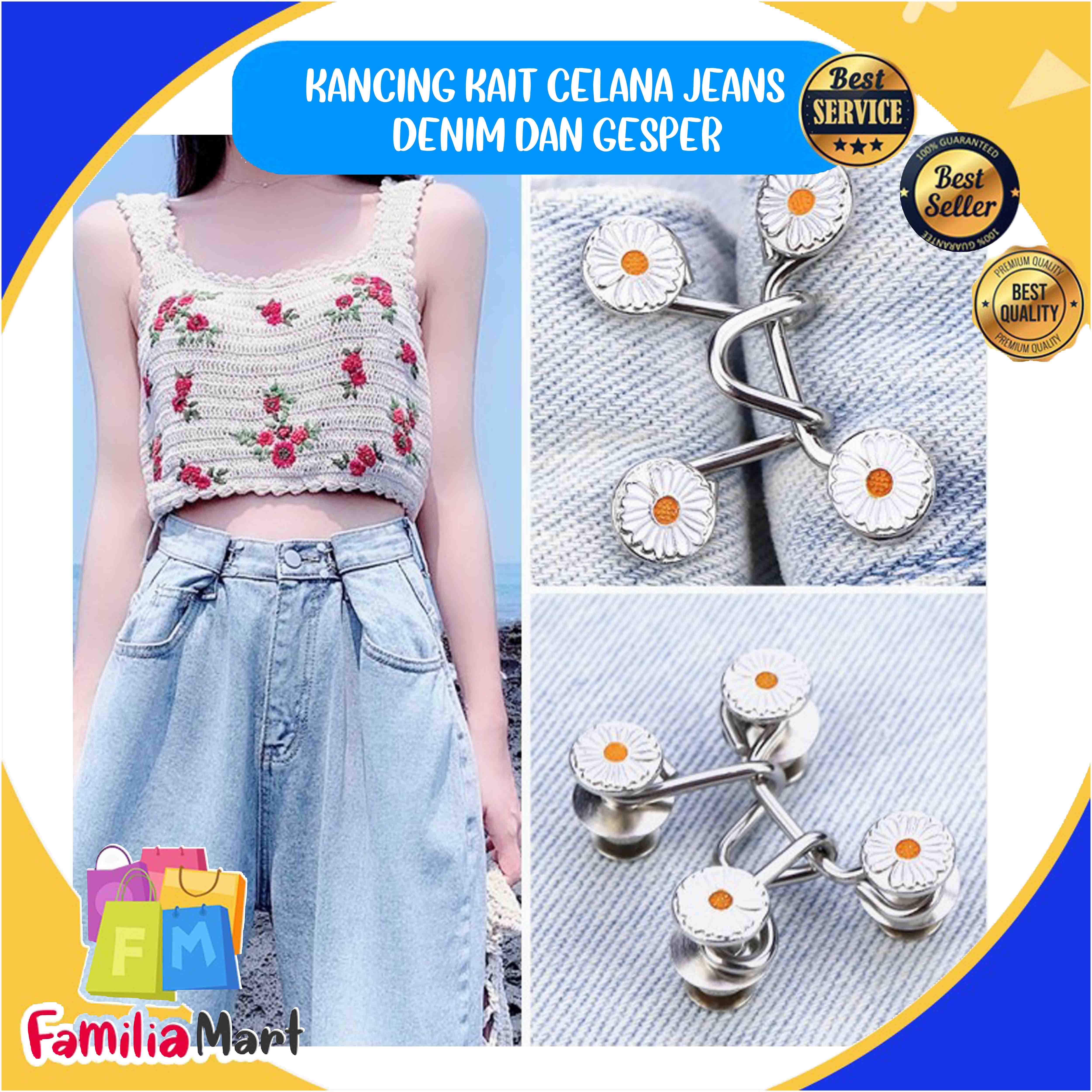KANCING KAIT GESPER DENIM / JEANS KANCING PINGGANG | Lazada Indonesia