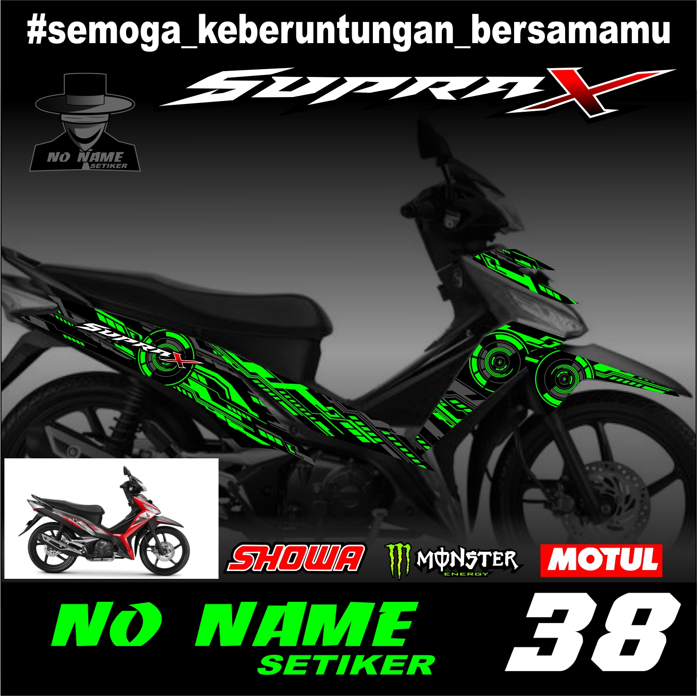 Striping List Variasi Supra X 125 (38)- Striping List Motor Supra ...
