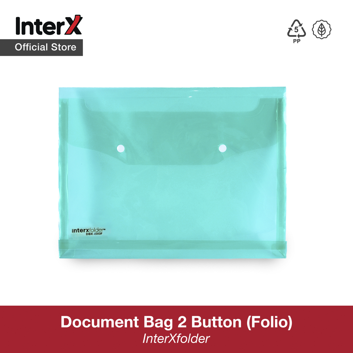 InterX Map 2 Kancing w/ Spine (Document Bag 2 Button) | Lazada Indonesia