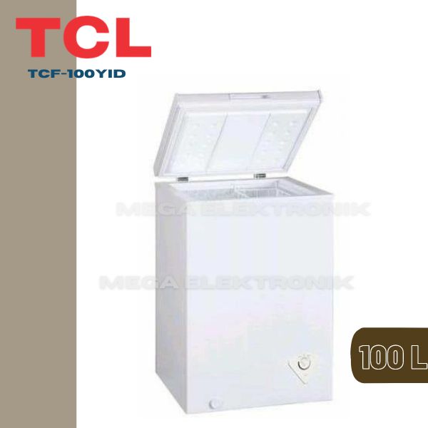 TCL TCF-100YID Chest Freezer Box 100Liter khusus jabodetabek | Lazada ...