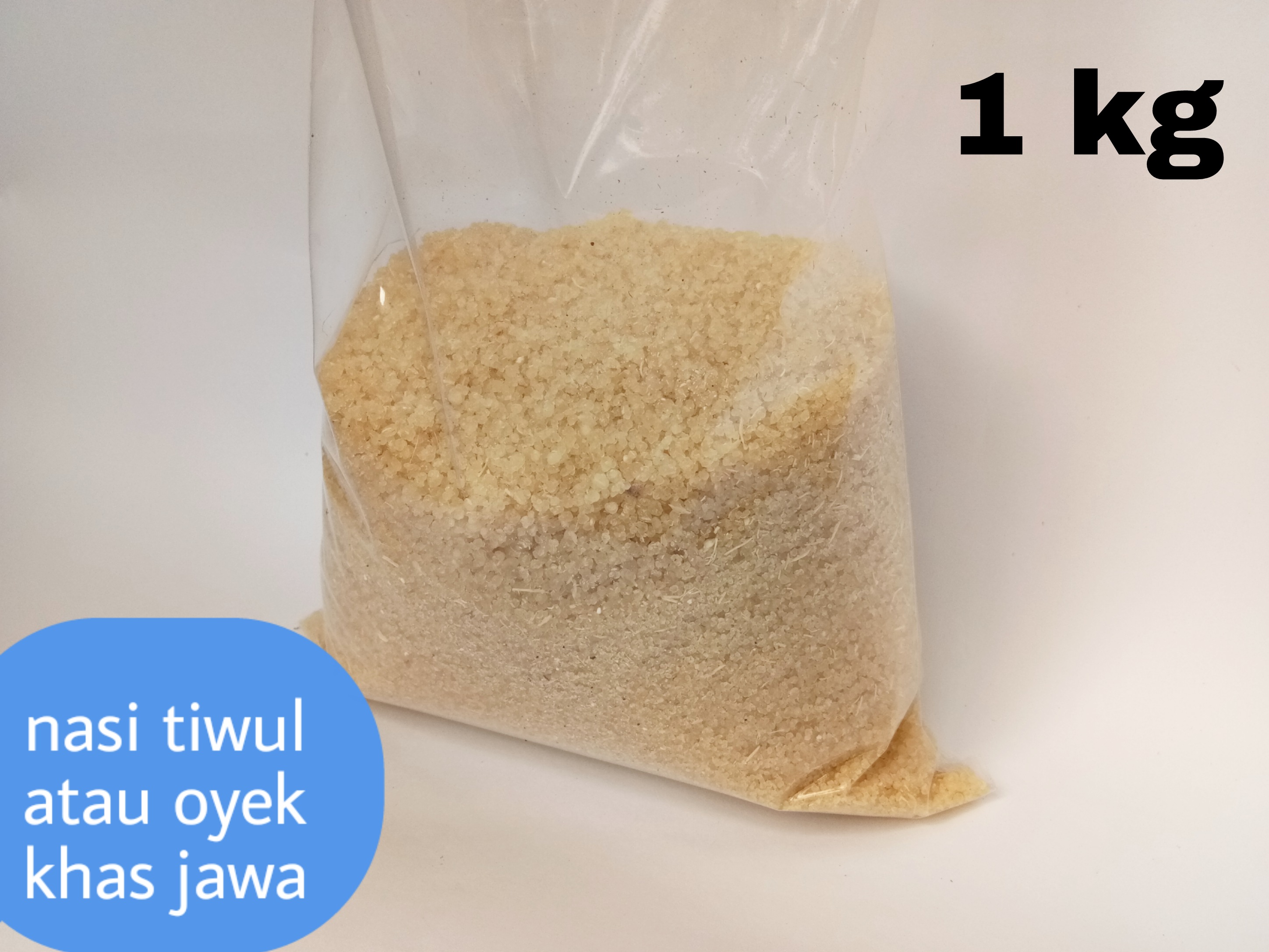 nasi tiwul atau oyek/kemasan 1kilo/oyek singkong makanan tradisional ...