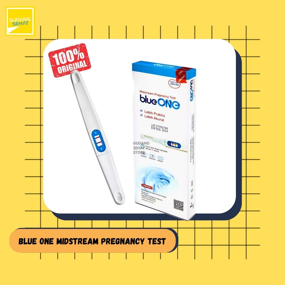 Tes Hamil Blue One Midstream Onemed | Pregnancy Test | Testpack ...