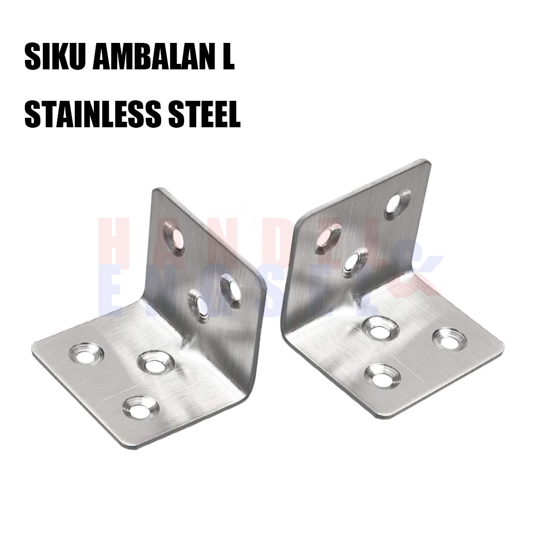 Siku Rak Verseng 2,8 cm x 3,7 cm / Plat Siku L Besi (Penyangga Kayu ...