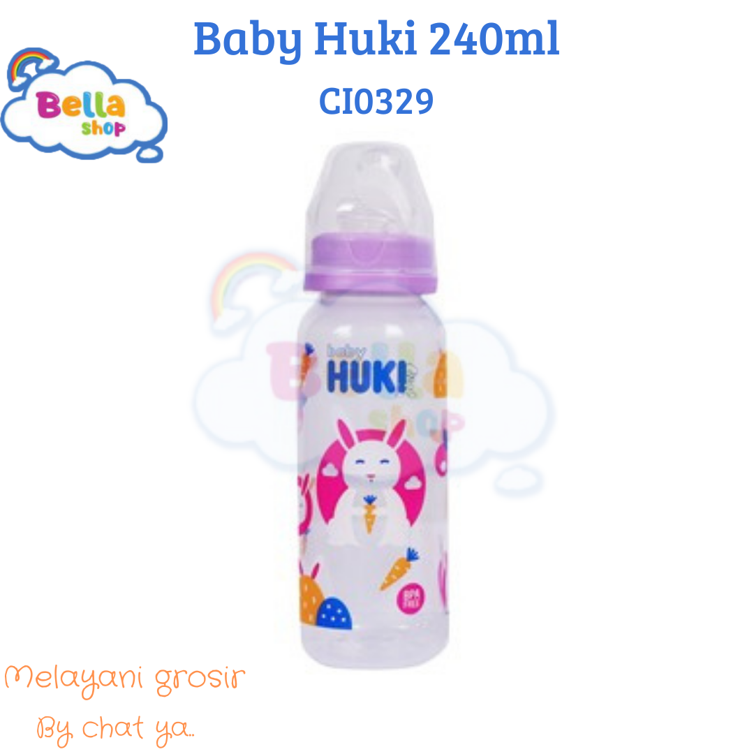 Huki CI0329 Botol Huki Botol PP SP Round 240ml Botol Susu Bayi 240ml ...
